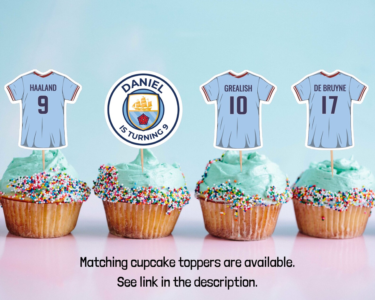 Manchester City Water Bottle Labels Man City Gatorade Labels - Etsy