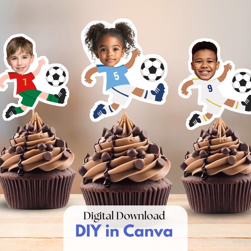 Football Player Photo Topper - Etsy