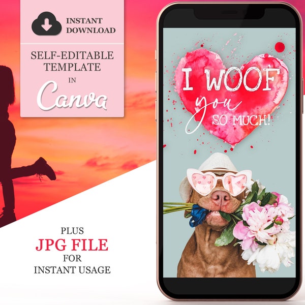 Dog Valentine - Etsy