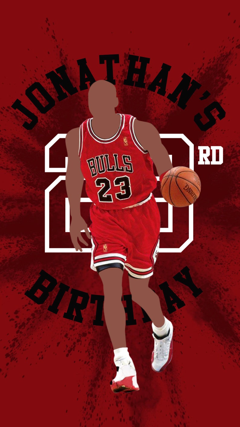 Jordan Theme Birthday Video Invitation Graduation Class of - Etsy