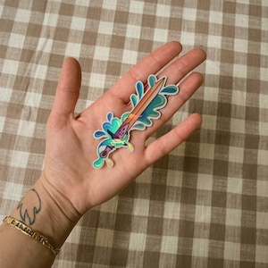Riptide Original Holographic Vinyl Sticker, Durable Waterproof 3" Percy ...