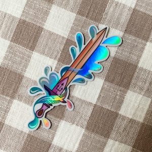 Riptide Original Holographic Vinyl Sticker, Durable Waterproof 3" Percy ...