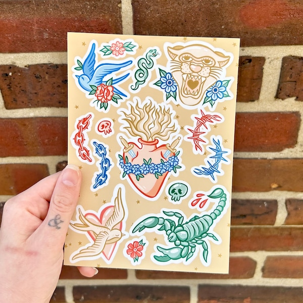 Tattoo Stickers - Etsy