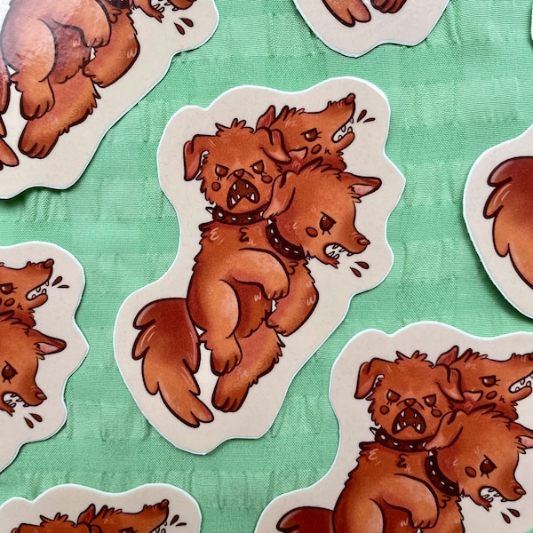 Three Headed Dog - Etsy