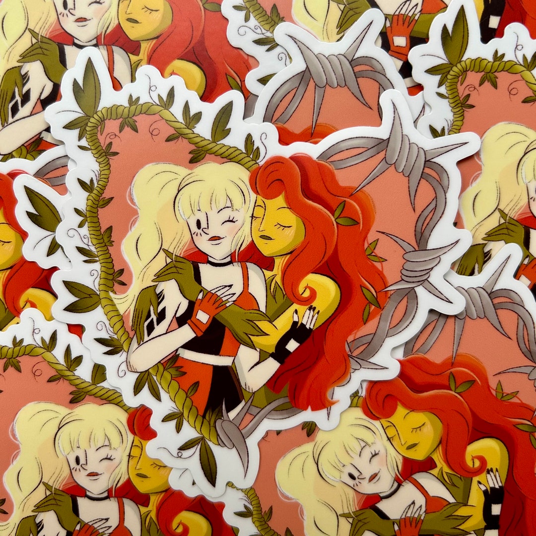 Harlivy Original Vinyl Sticker, Durable Waterproof 4" Harley Quinn ...