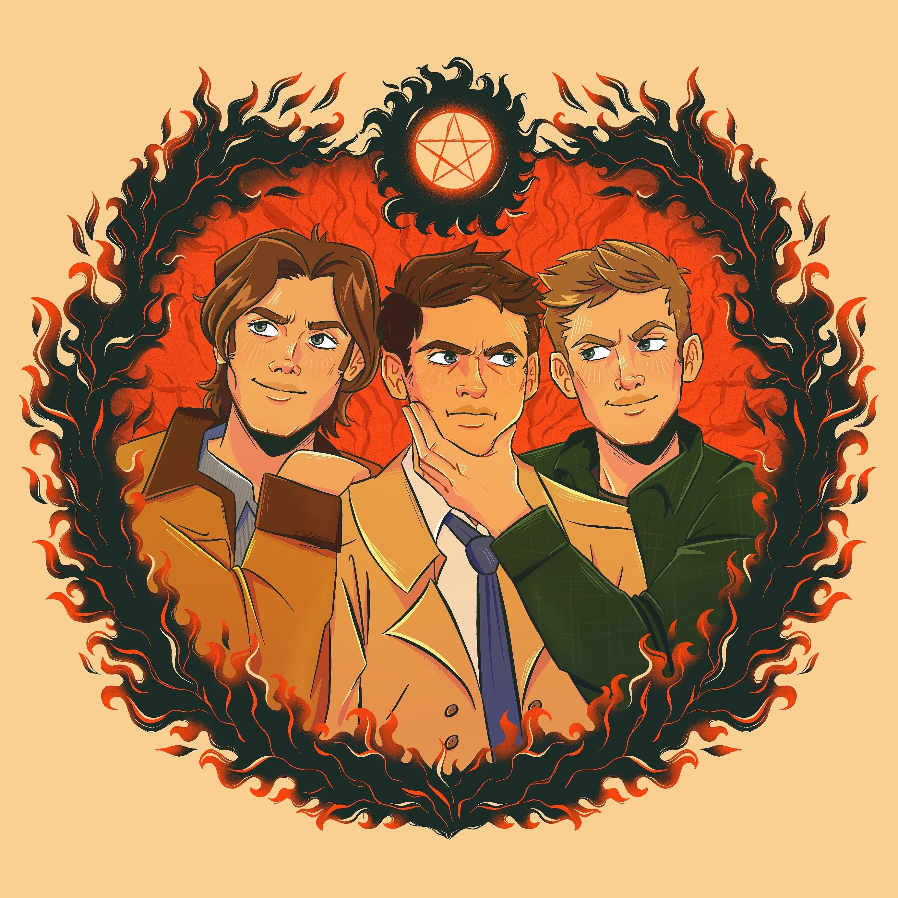 Supernatural Fan Drawings Deadly Angles // Commander (Giada, Font Of