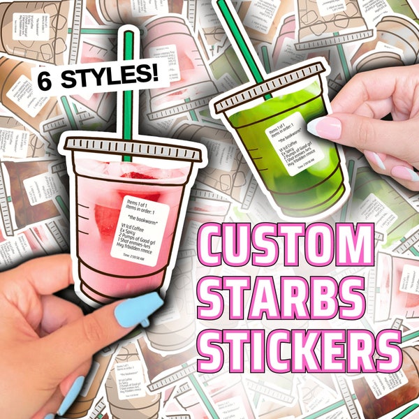 Starbucks Order Label - Etsy