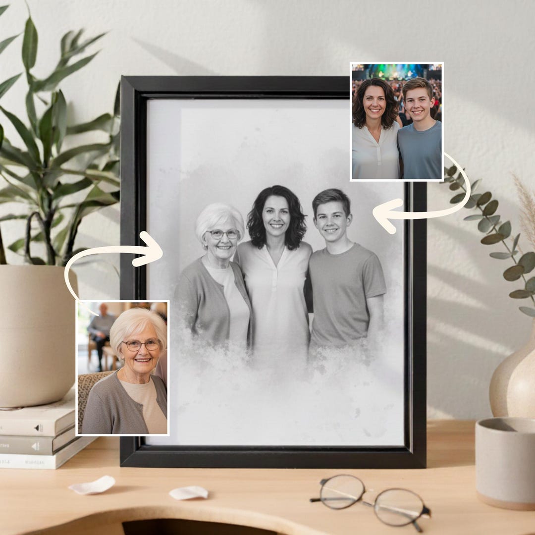 Add Deceased Loved Ones to Photo Fast, UNLIMITED Revisions, Merge ...