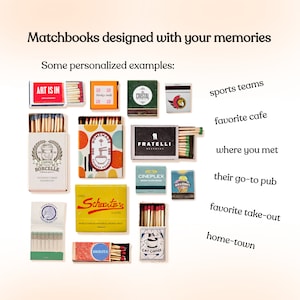 CUSTOM MATCHES Art | PERSONALIZED Thoughtful Digital Matchbook Print ...
