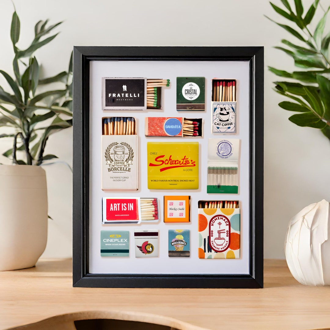 CUSTOM MATCHES Art | PERSONALIZED Thoughtful Digital Matchbook Print ...