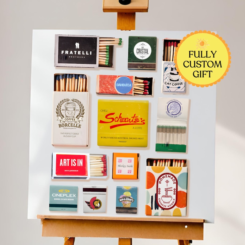 Matchbook Art - Etsy