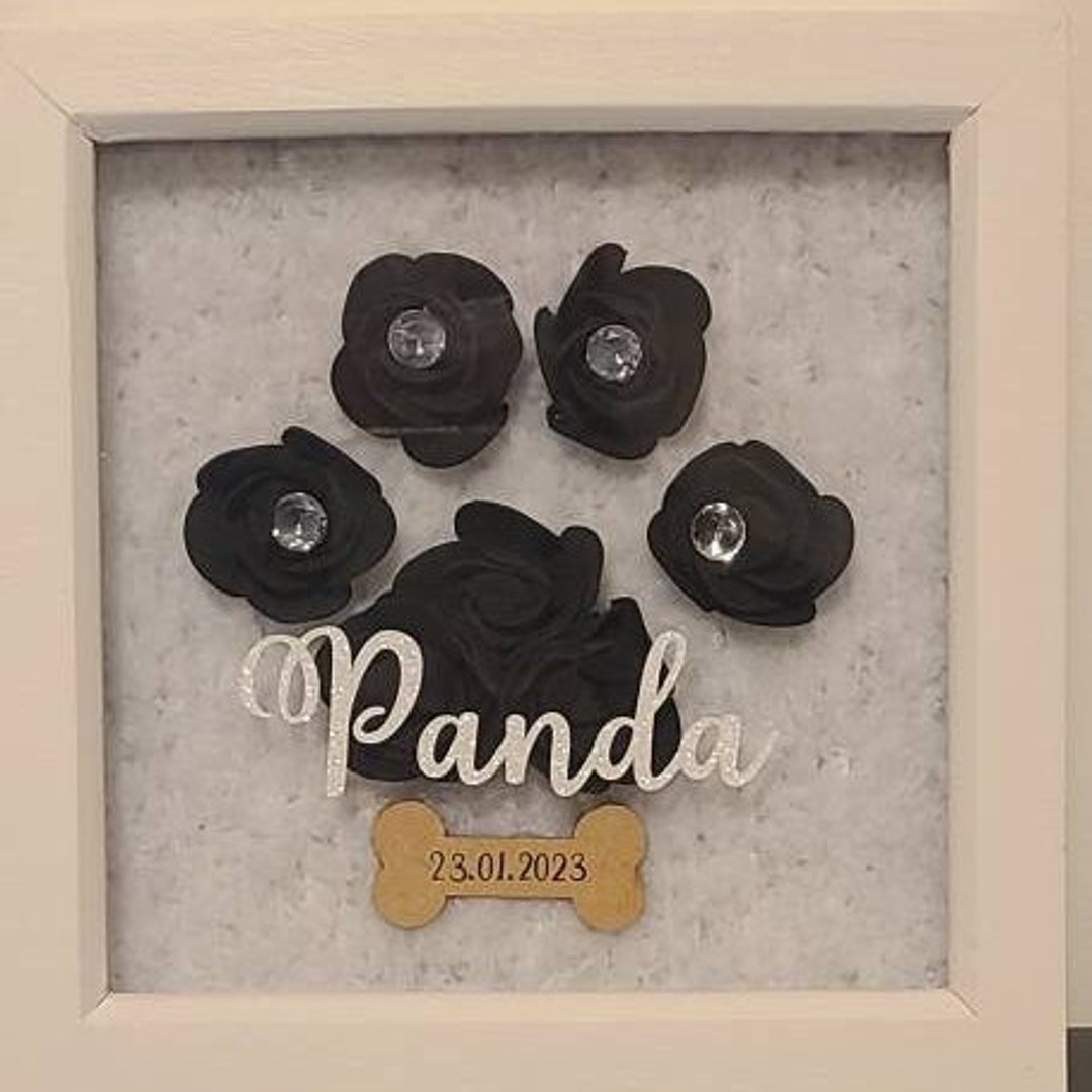Pet Memorial Frame. in Memory Of. in Loving Memory. Personalised Frame ...