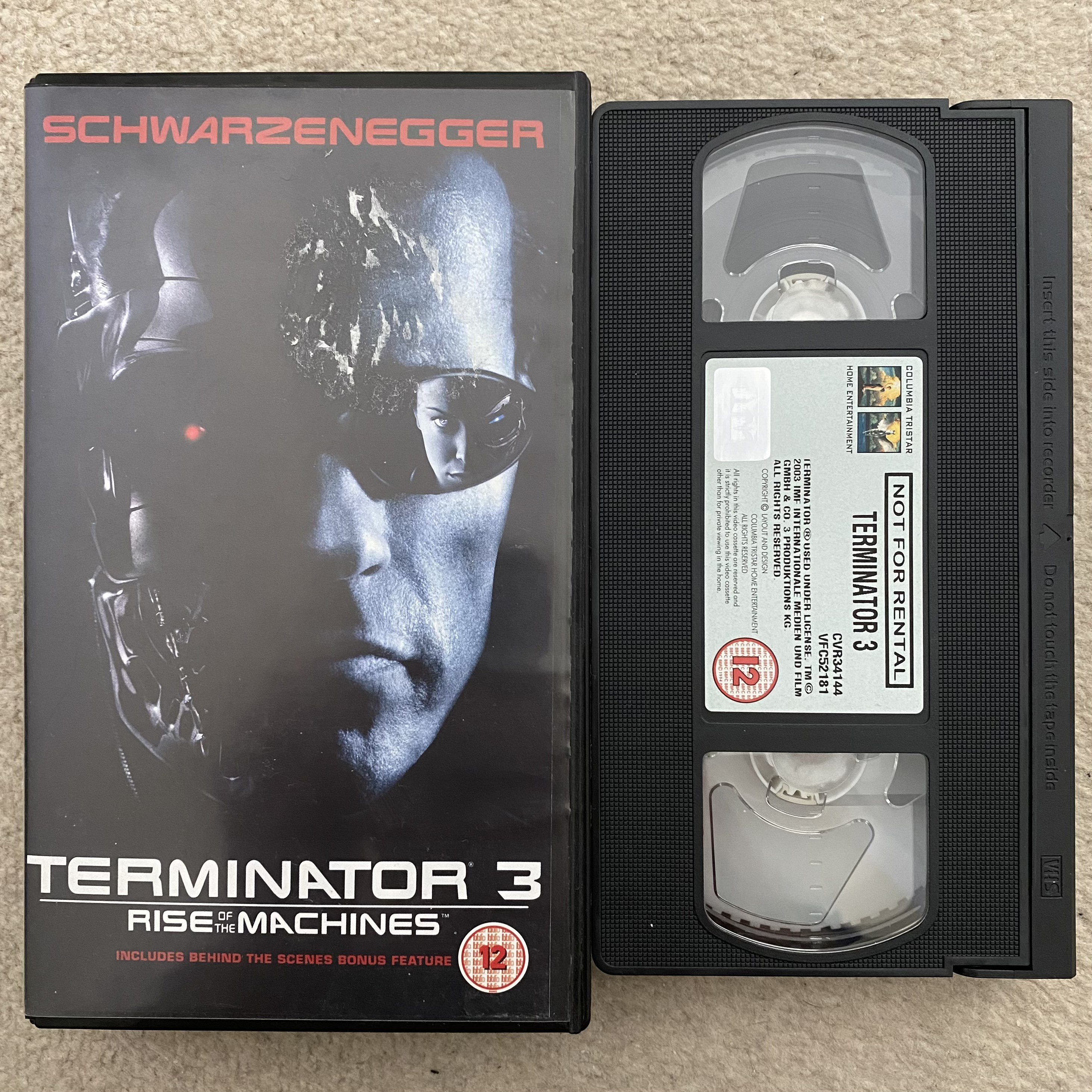 Arnold Schwarzenegger Videos / Terminator / Total Recall / Horror VHS ...