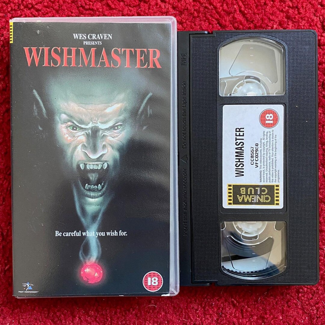 Wishmaster VHS Video (1997) Cc8557 / Horror VHS Video Tape / Horror ...