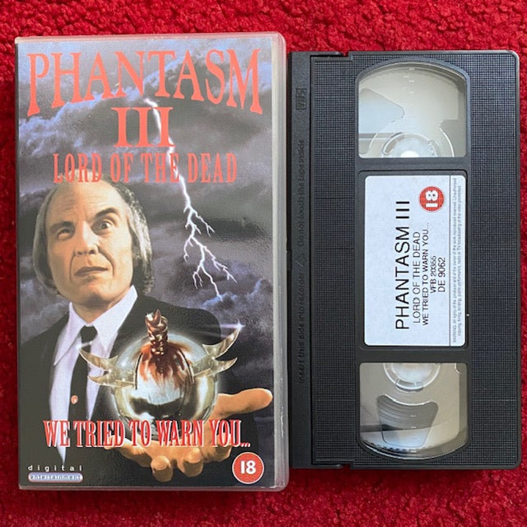 Phantasm III: Lord of the Dead VHS Video 1994 De9062 / Horror Video ...