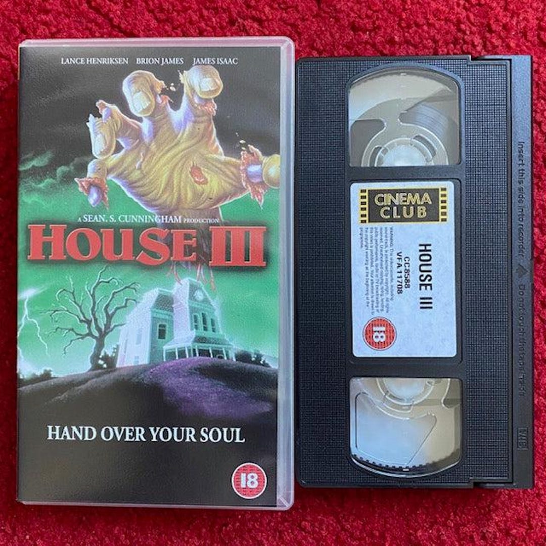 House Iii: the Horror Show VHS Video (1989) Cc8588 / Horror VHS Video ...
