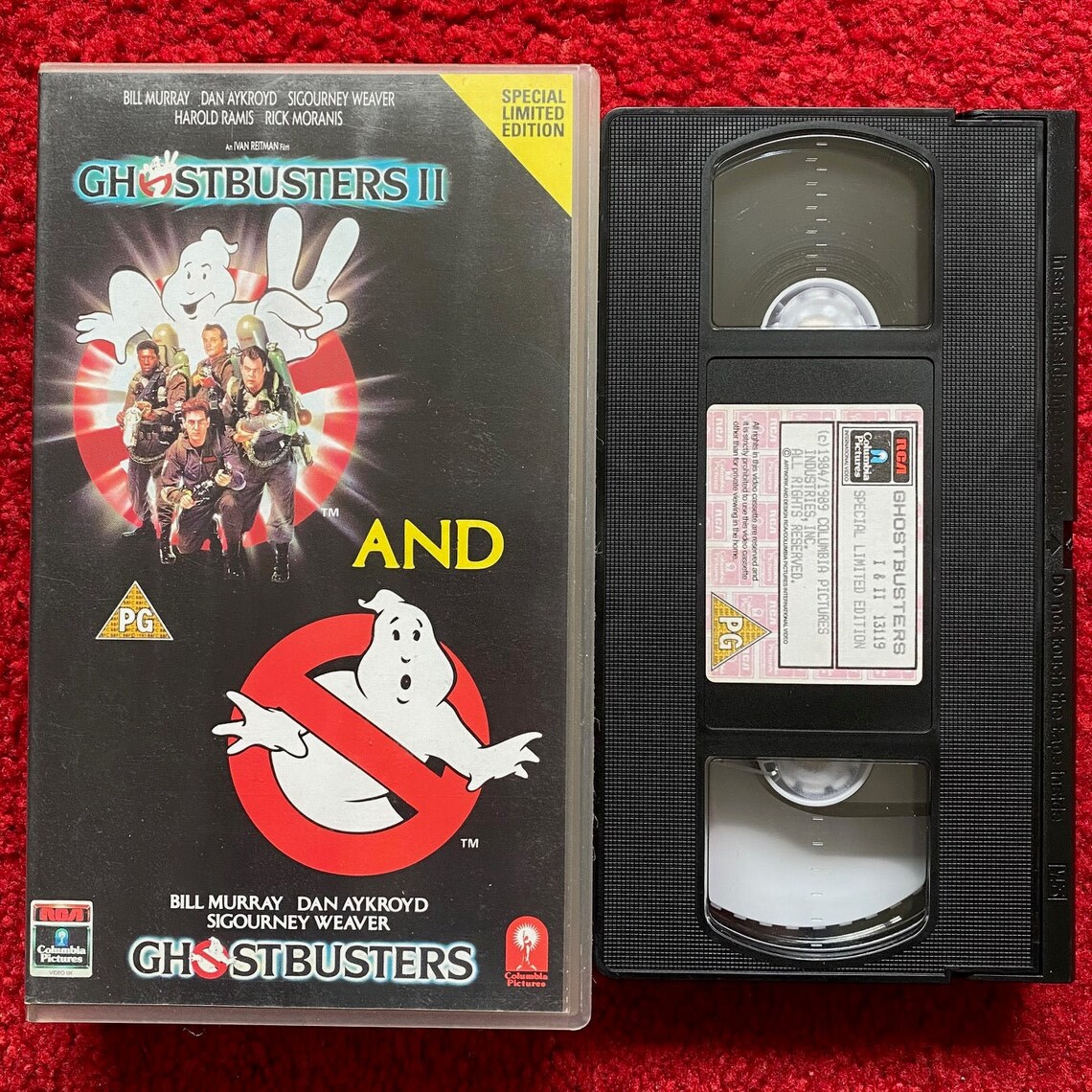 Ghostbusters / Ghostbusters II VHS Video 1984 Cvr13119 / Horror Vhs ...