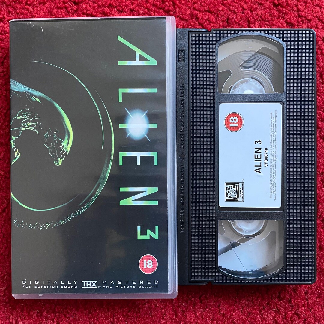 Alien 3 VHS Video (1992) 5593cs / Horror Video Tape / Horror Video ...