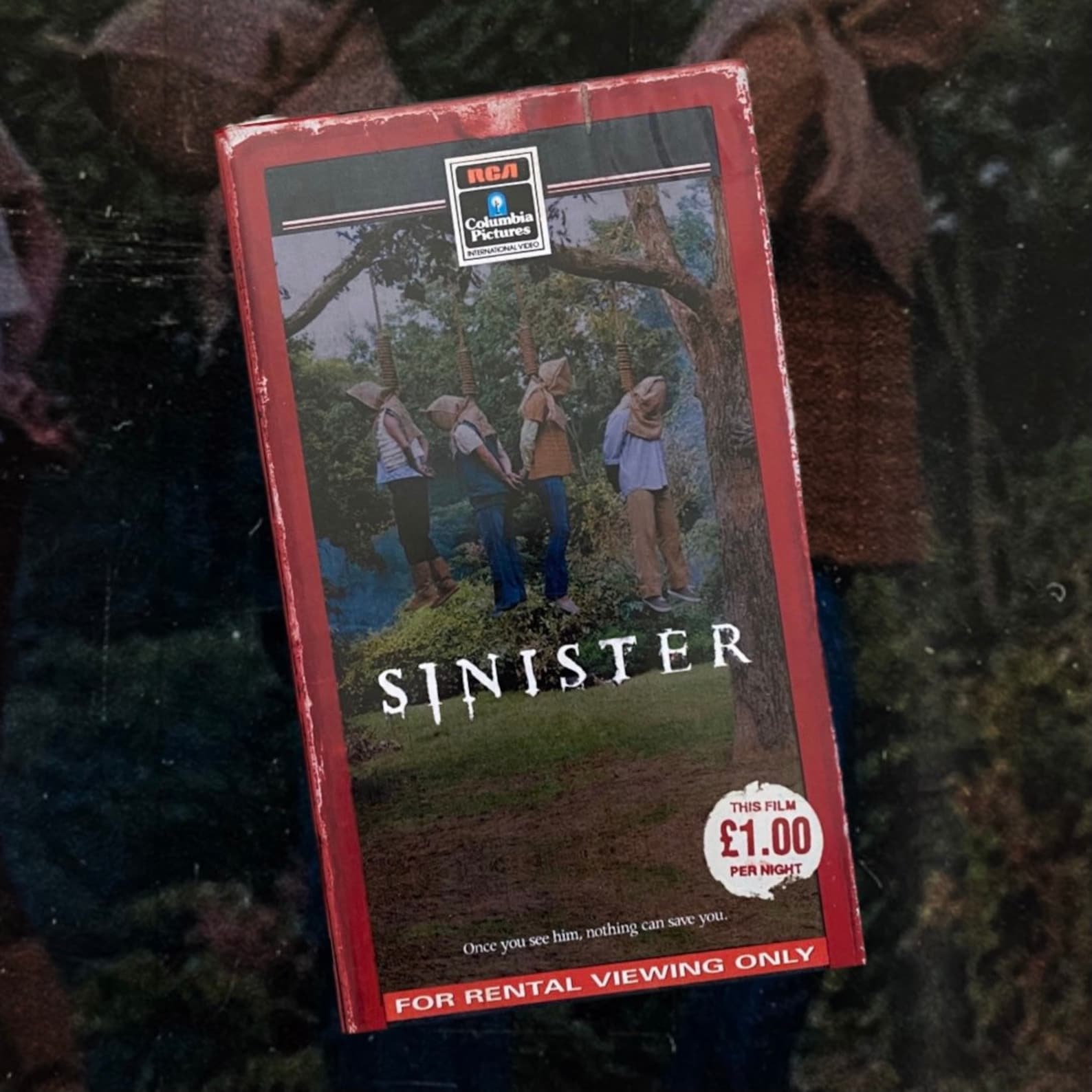 Sinister VHS Prop Video / Upcycled Videotape / Horror Art / - Etsy