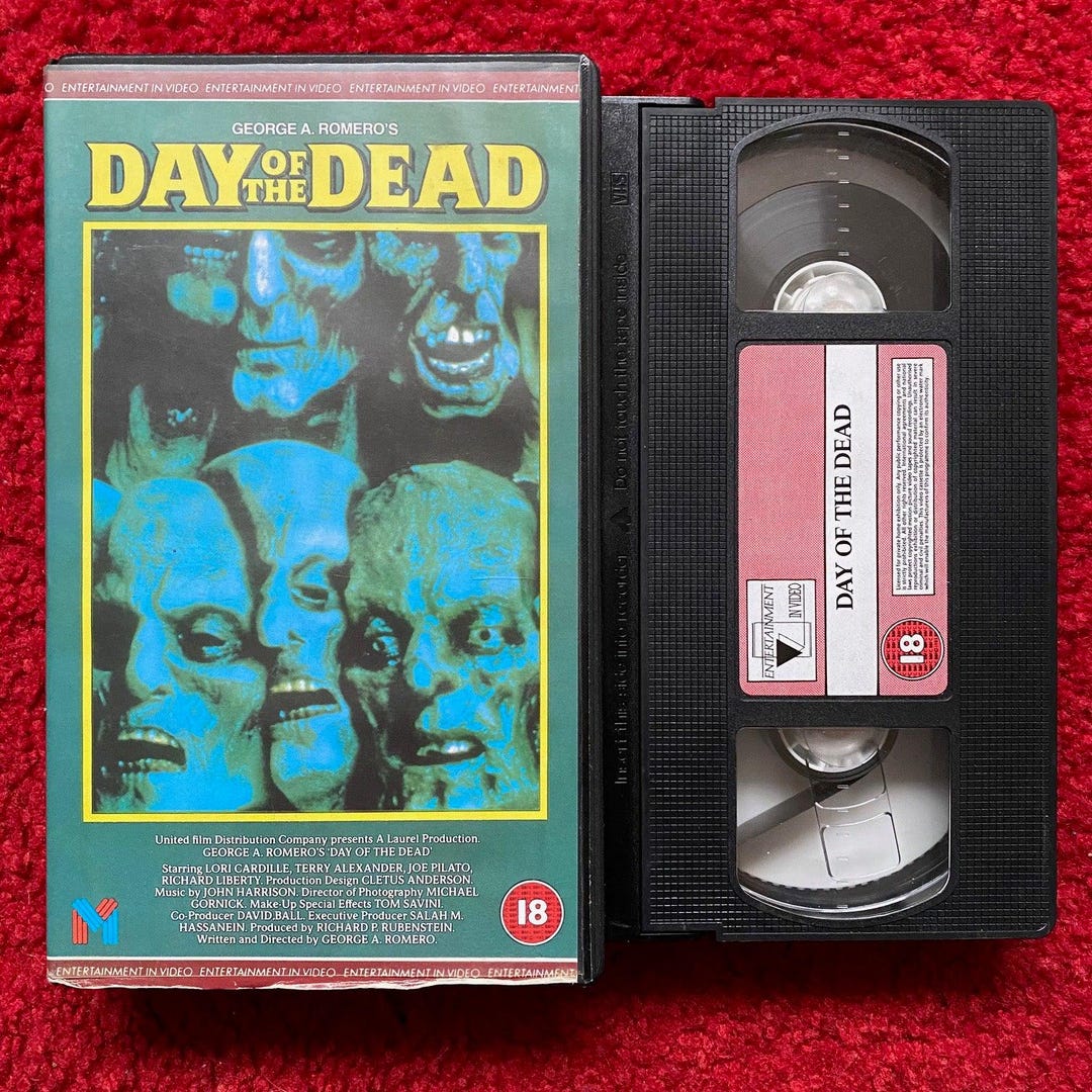 Day of the Dead VHS Video 1985 Evs1026 / Horror Video Tape / Horror ...