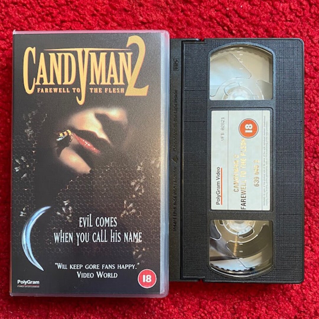 Candyman 2: Farewell to the Flesh VHS Video 1995 6396463 / Horror VHS ...