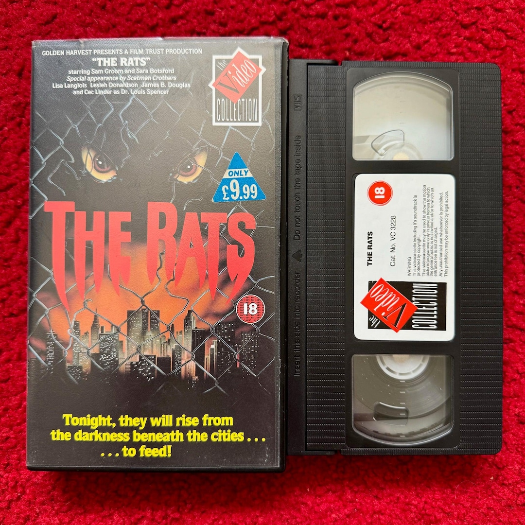 The Rats VHS Video 1982 Vc3228 / Horror VHS Video Tape / Horror Video ...
