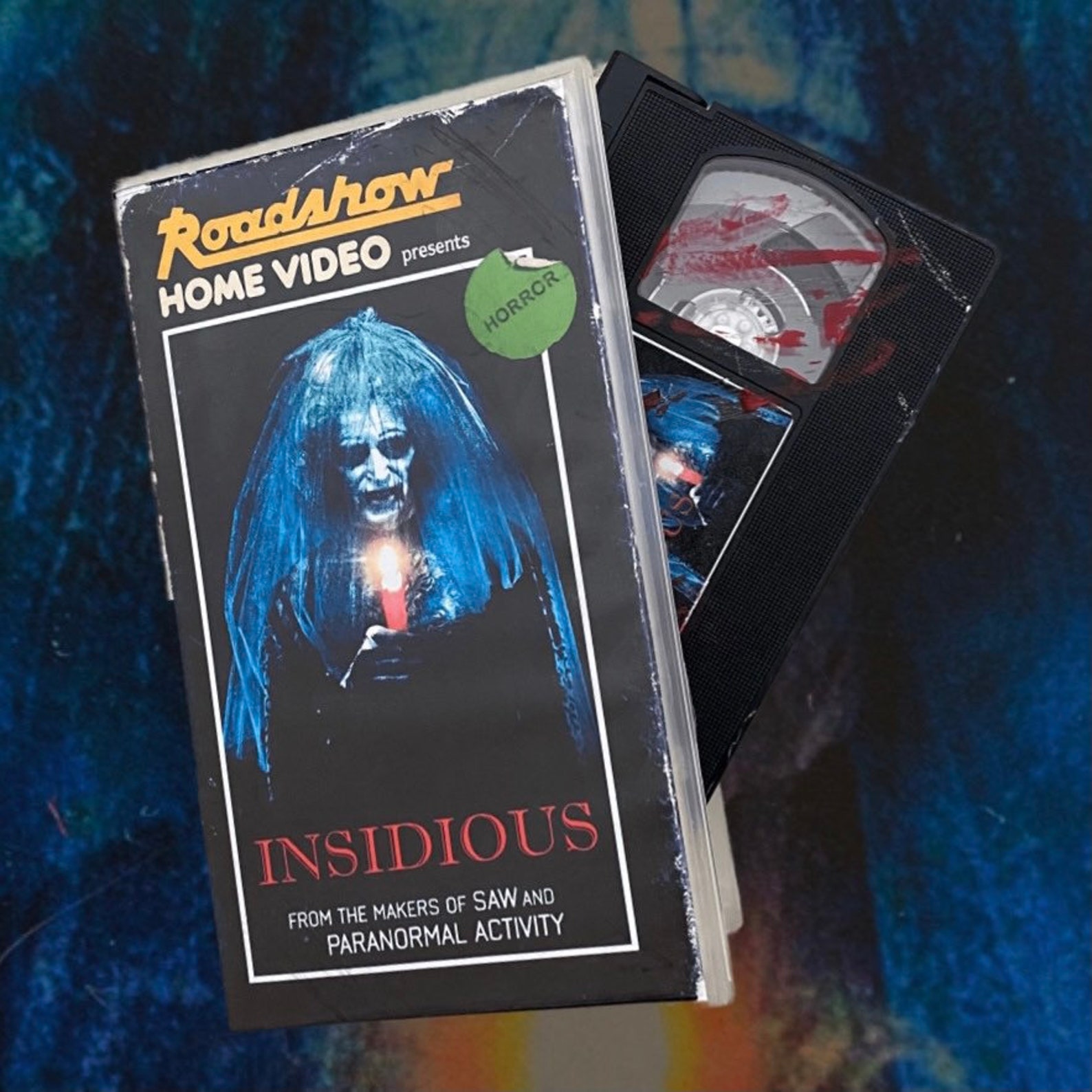 Insidious VHS Prop Video / James Wan / Upcycled Videotape / Horror Art ...