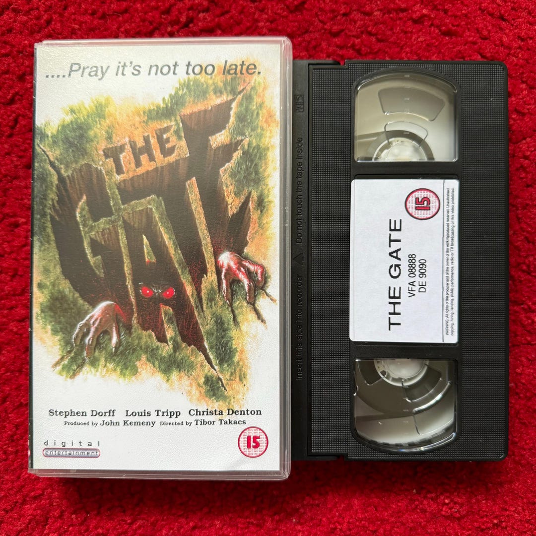 The Gate VHS Video (1987) De9090 / Horror VHS Video Tape / Horror Video ...