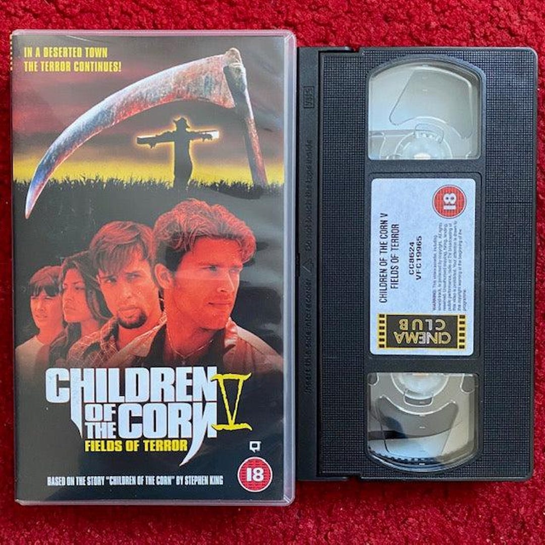 Children of the Corn V: Fields of Terror VHS Video 1998 Cc8624 / Horror ...