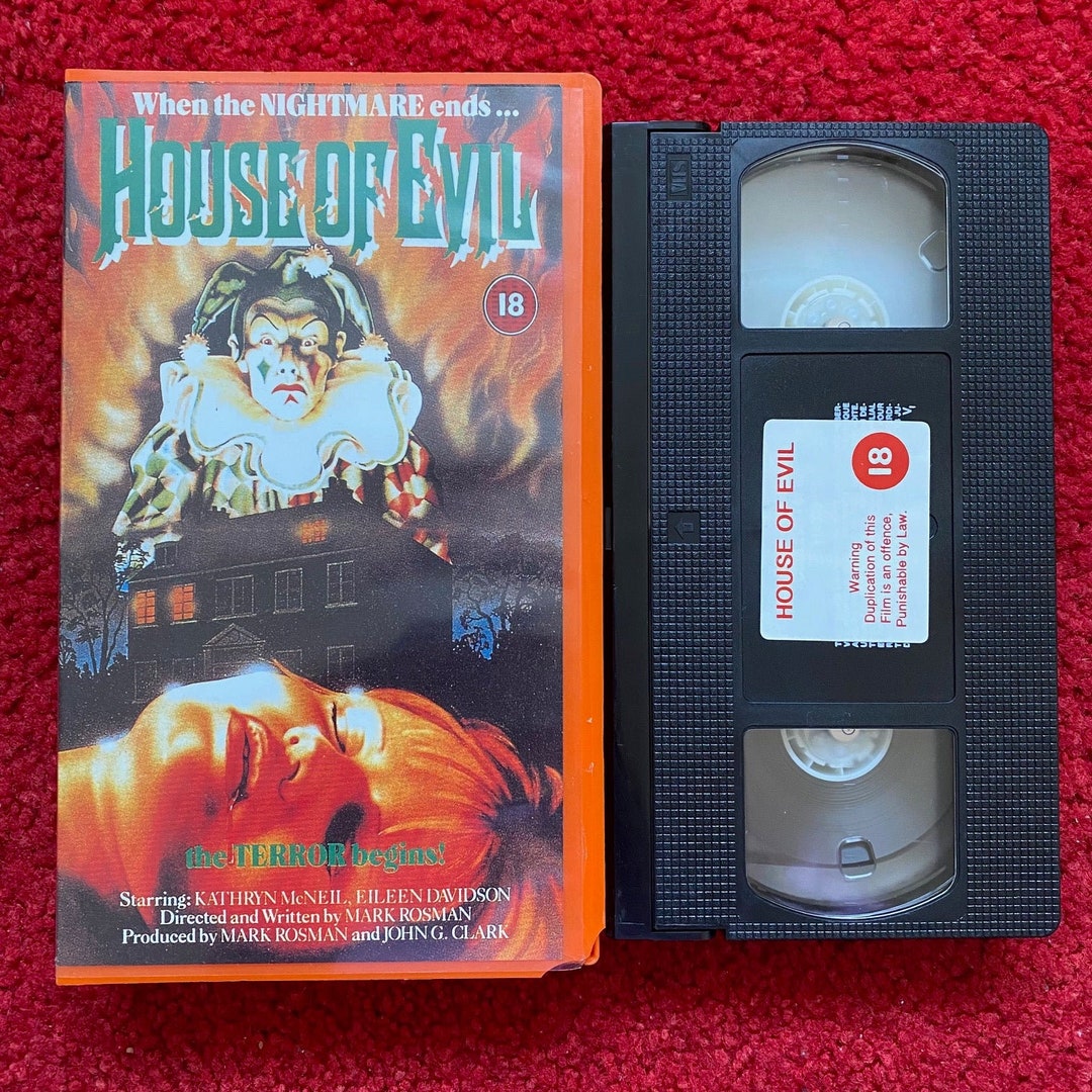 House of Evil VHS Video 1982 / Horror VHS Video Tape / Horror Video ...
