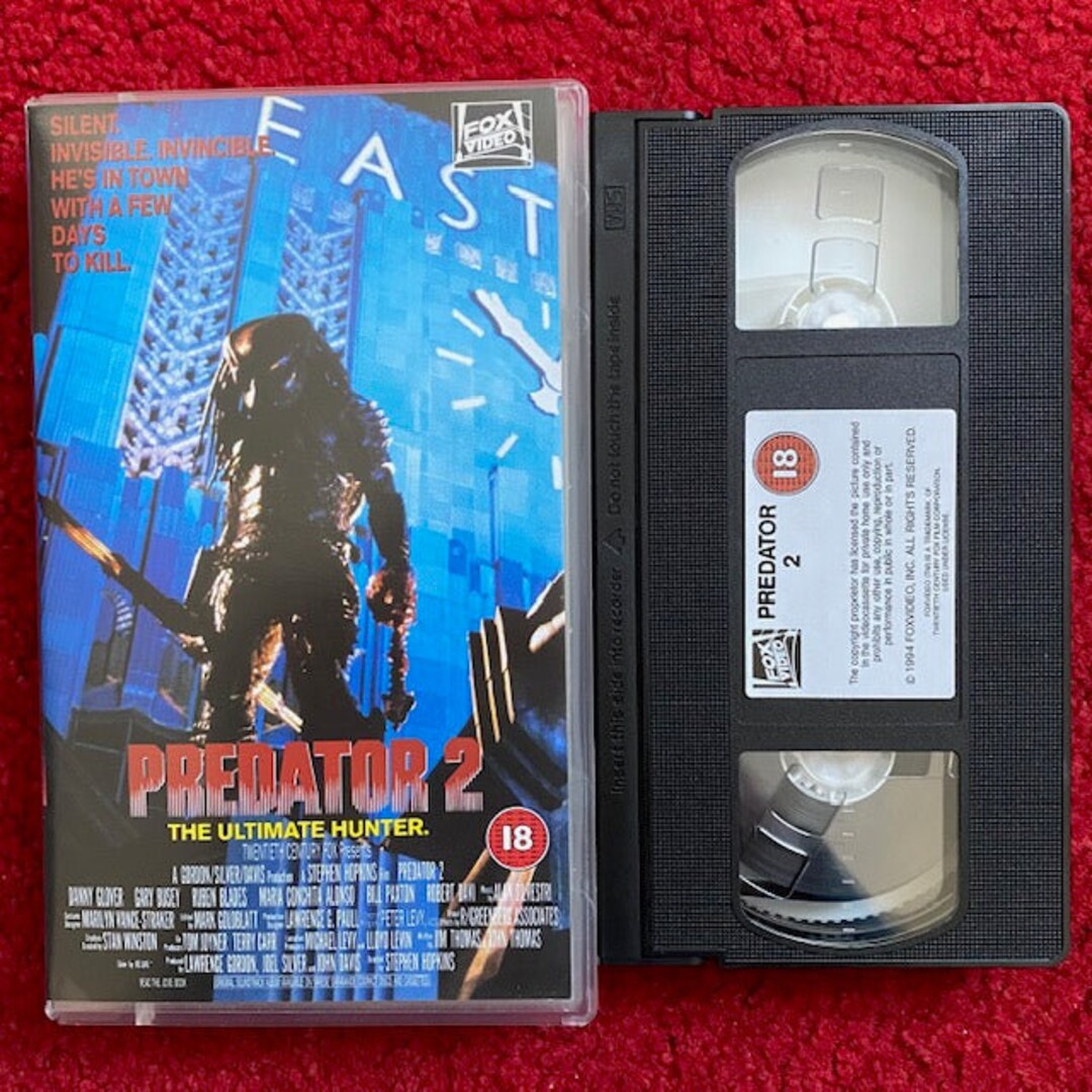 Predator 2 Vhs Video 1990 1853 - Etsy