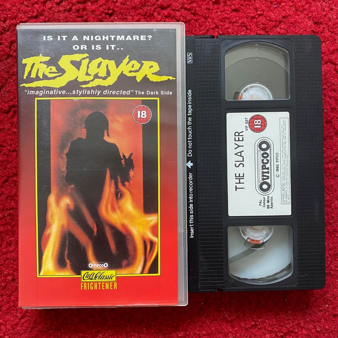 The Slayer VHS Video 1982 Vip007 / Horror VHS Video Tape / Horror Video ...