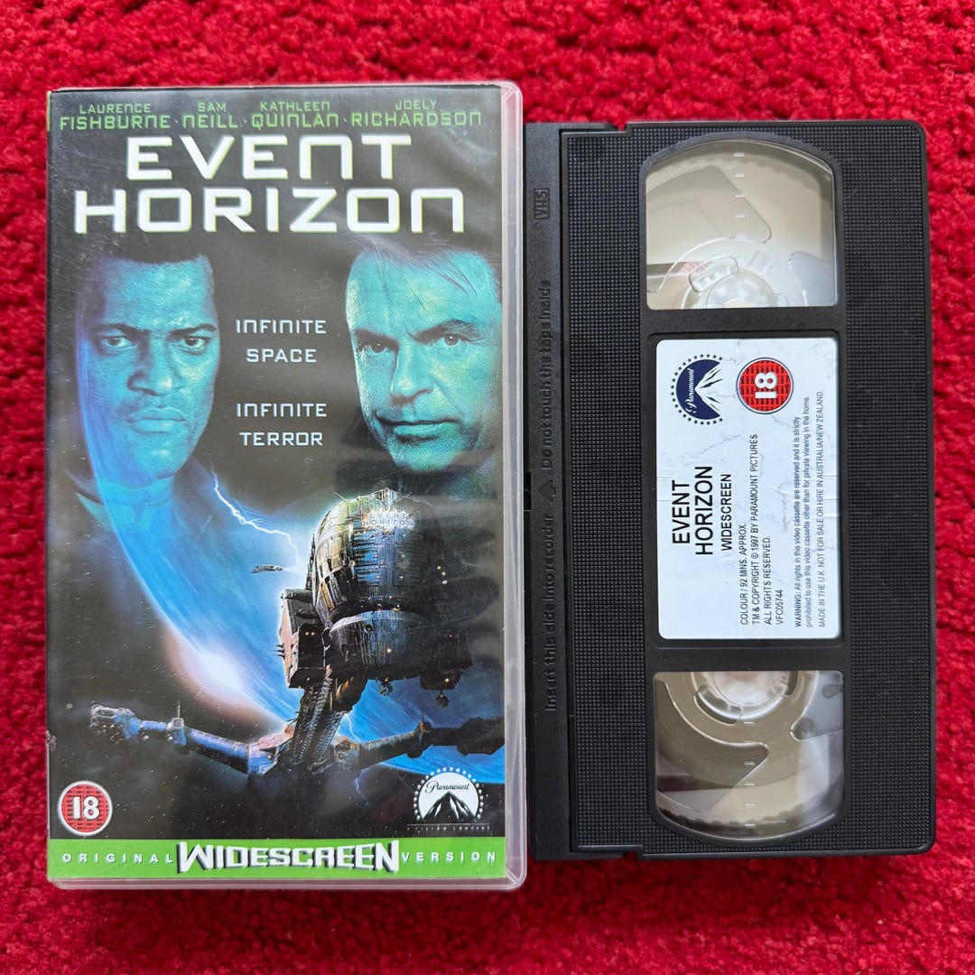 Event Horizon Widescreen VHS Video (1997) Vhr4704 / Horror VHS Video ...