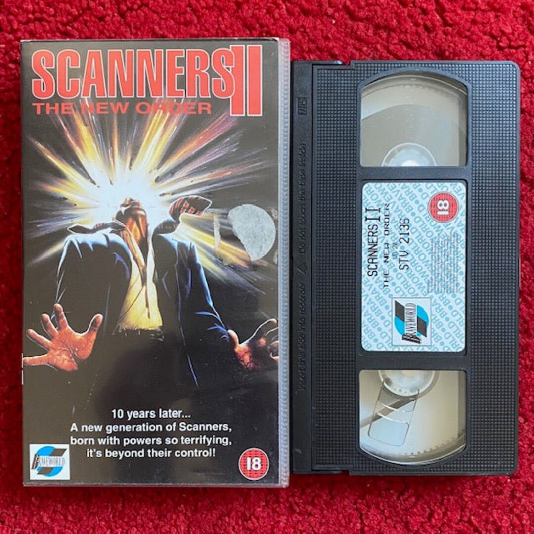 Scanners II: the New Order VHS Video 1991 Stv2136 / Horror Vhs Video ...