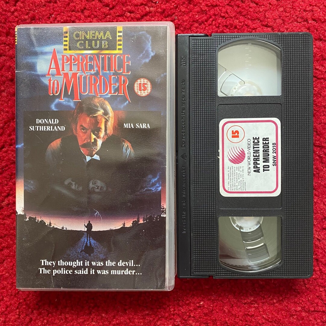 Apprentice to Murder VHS Video 1988 Cc7007 / Horror VHS Video Tape ...