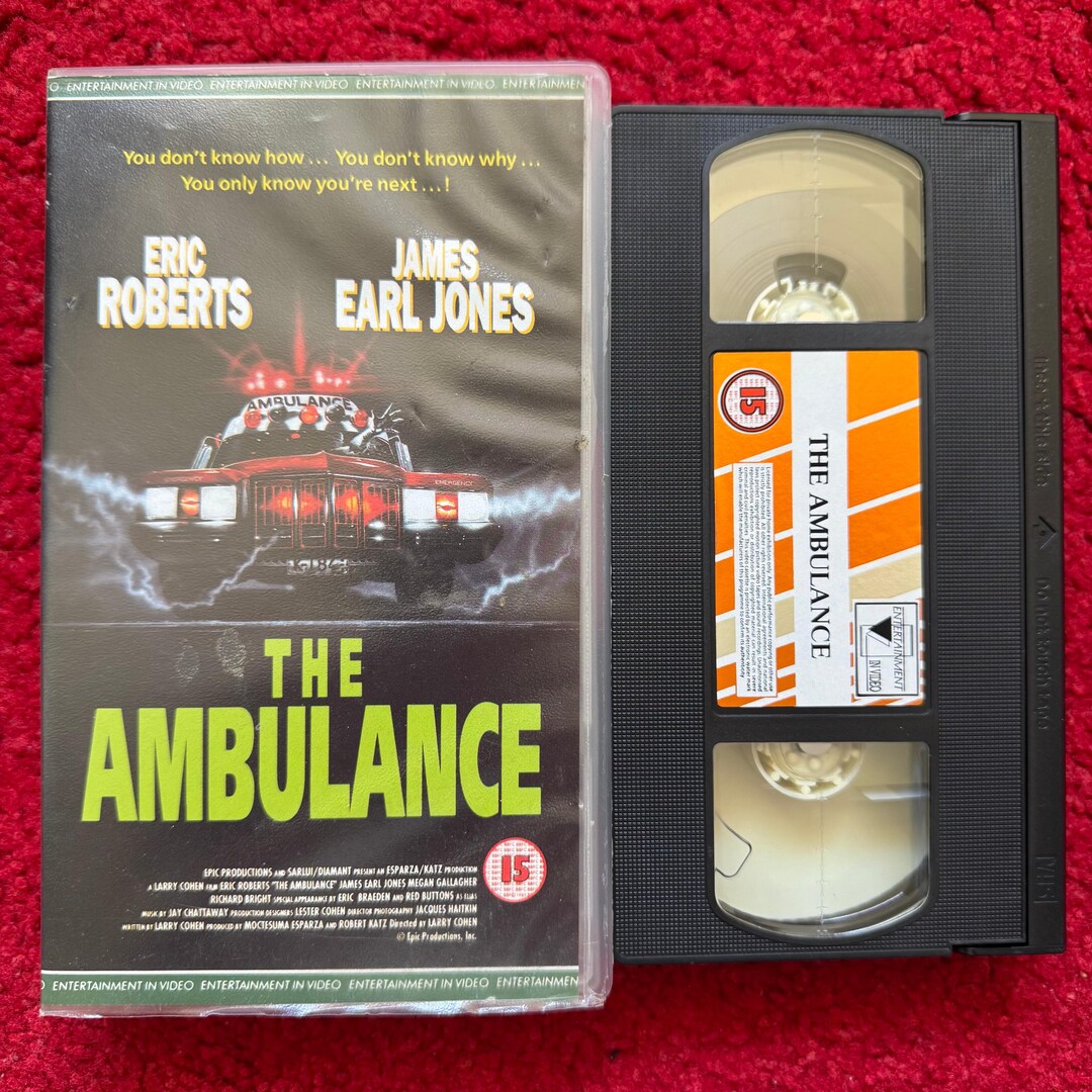 The Ambulance VHS Video (1990) Evs1071 / Horror VHS Video Tape / Horror ...