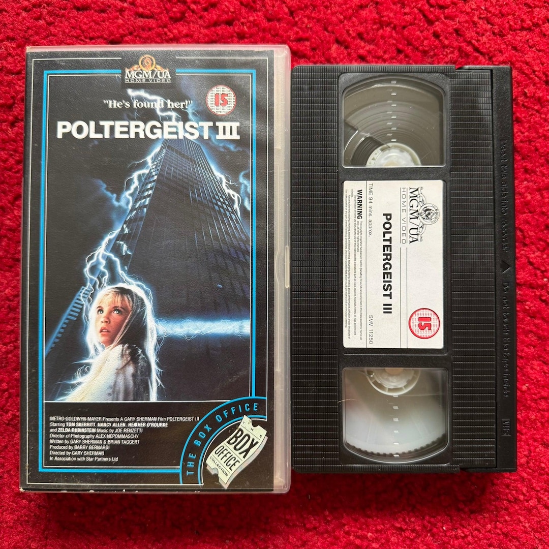 Poltergeist III VHS Video (1988) Smv11250 / Horror VHS Video Tape ...