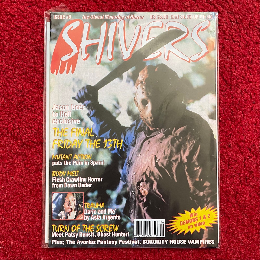Shivers Horror Magazine / Issue 6 / June 1994 / Friday the 13th Jason ...