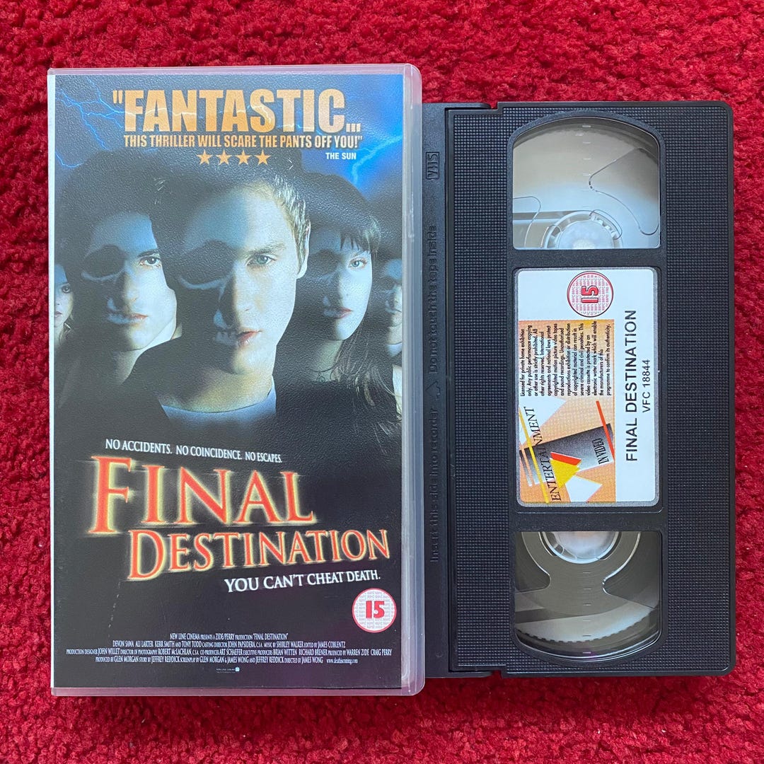 Final Destination VHS Video (2000) Evs1399 / Horror VHS Video Tape ...