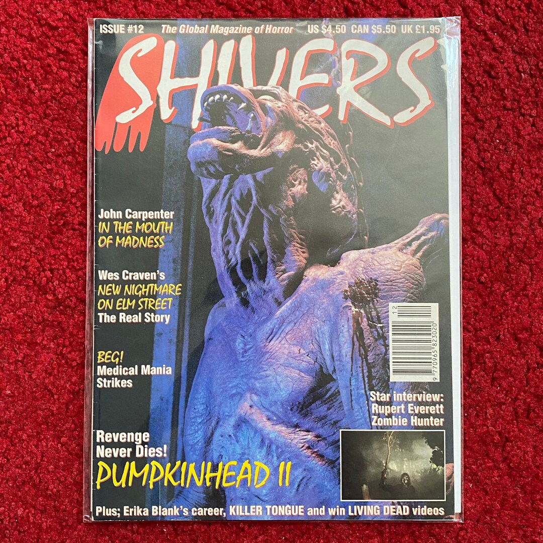 Shivers Horror Magazine / Issue 12 / December 1994 / John Carpenter ...