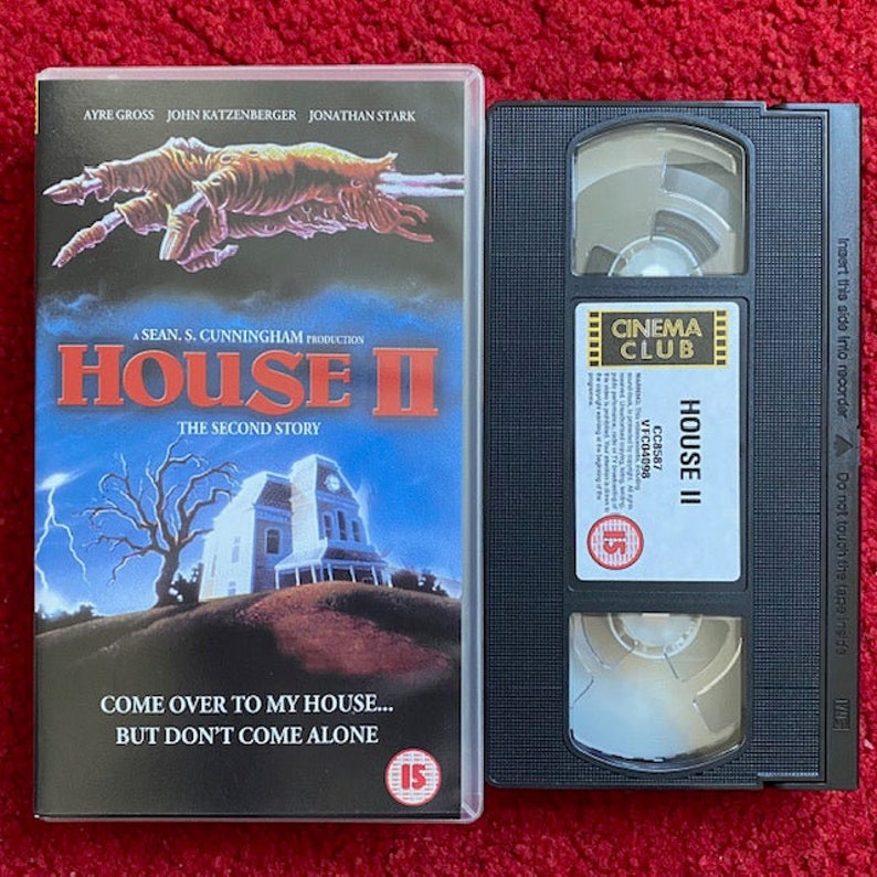 House Ii: the Second Story VHS Video 1987 Cc8587 / Horror - Etsy