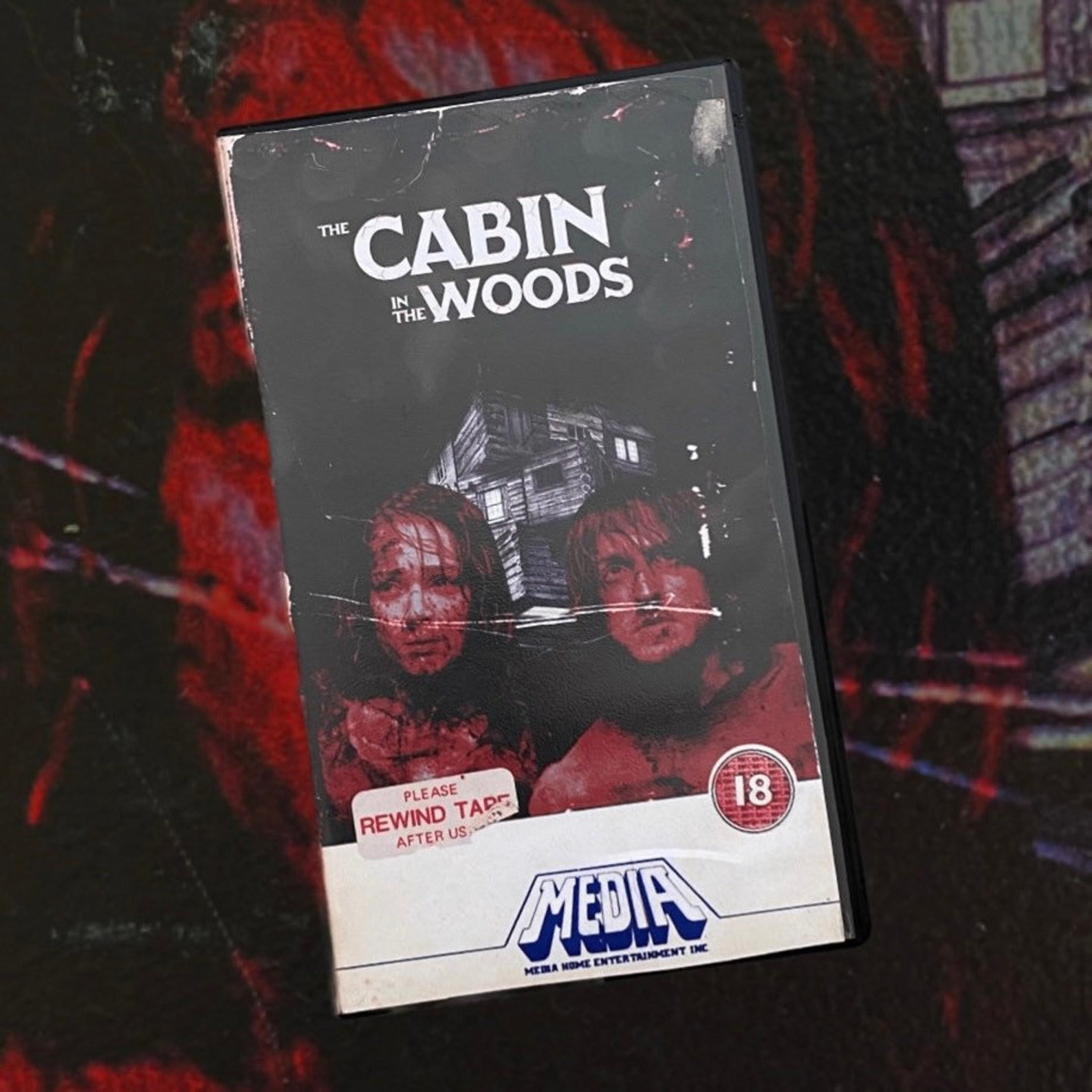 The Cabin in the Woods VHS Prop Video /chris Hemsworth / Upcycled ...