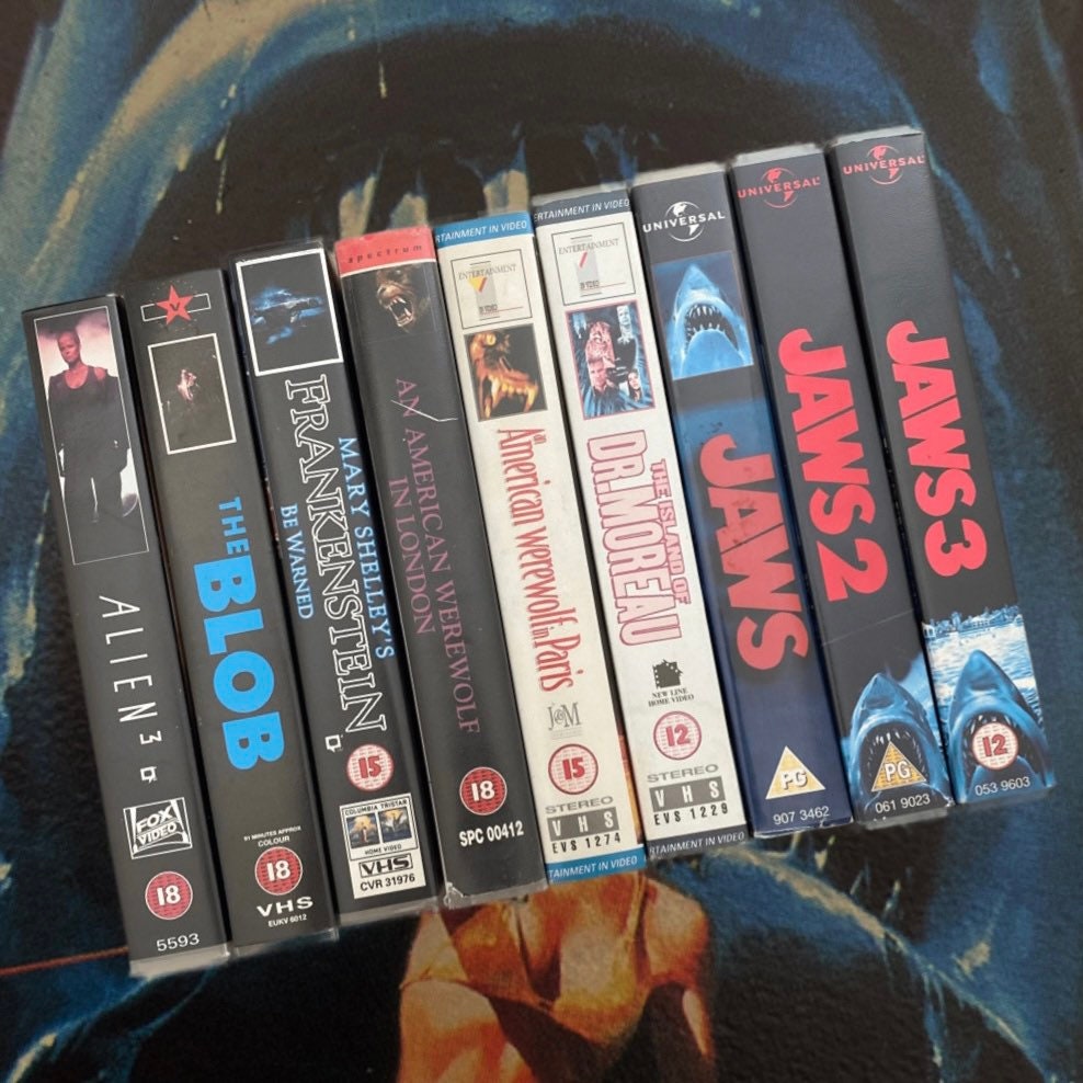 Creatures & Monsters Horror Videos / Alien 3 / Jaws / an American ...