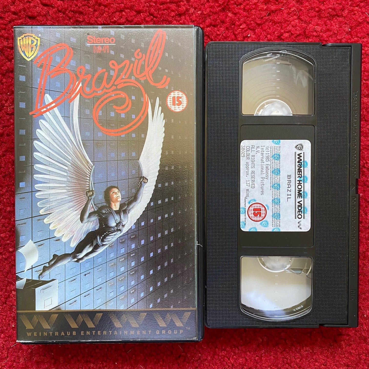 Brazil Vhs Video 1985 Pes38029 Scifi Vhs Video Tape Horror Etsy