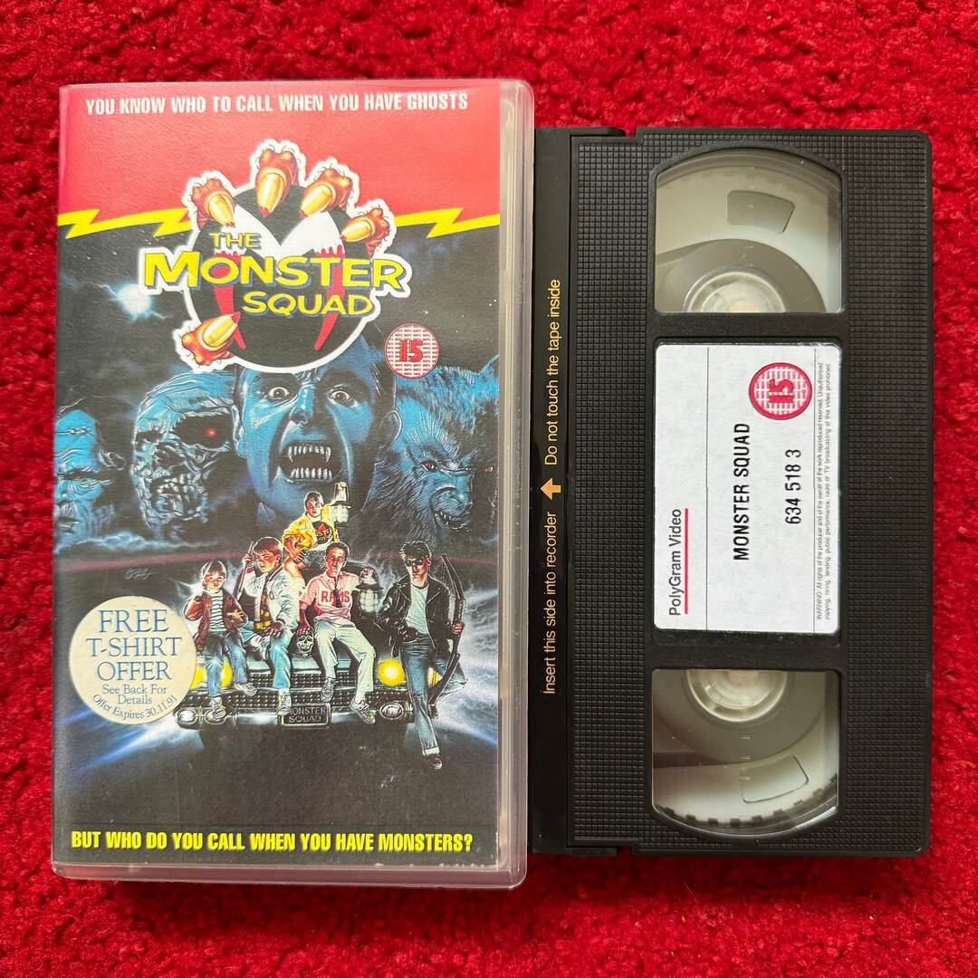 The Monster Squad VHS Video 1987 6345183 / Horror VHS Video Tape ...