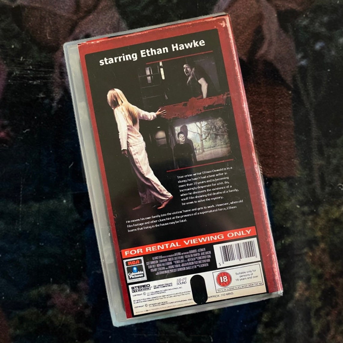 Sinister VHS Prop Video / Upcycled Videotape / Horror Art / - Etsy