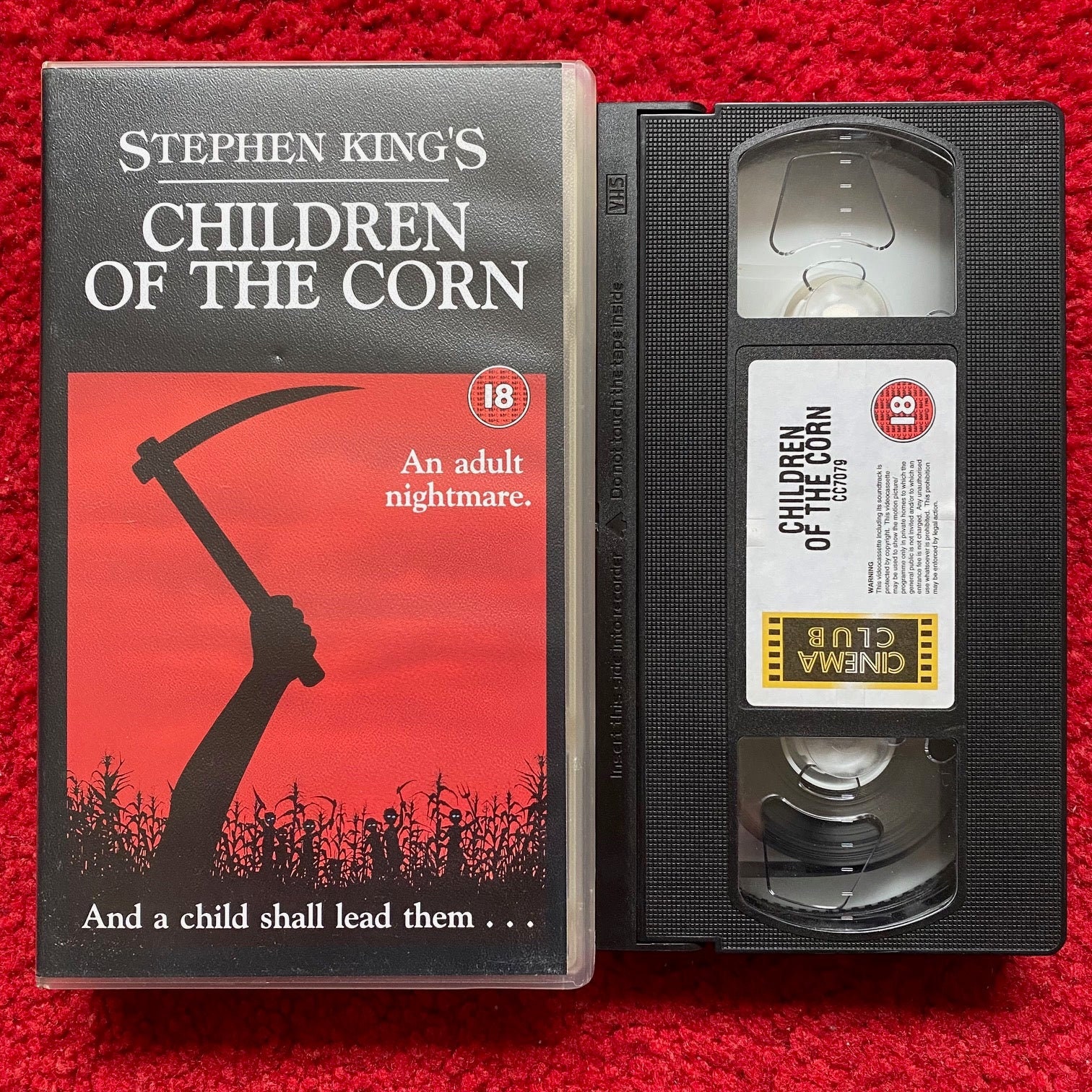 Children of the Corn VHS Video 1984 Cc7079-2 / Stephen King / Horror ...