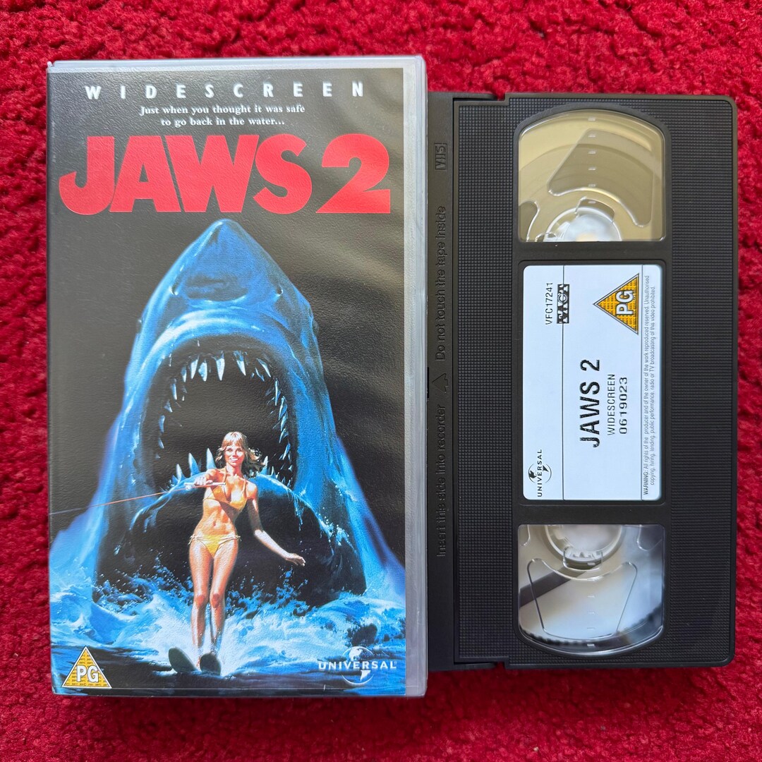 Jaws 2 VHS Video (1978) 619023 / Horror VHS Video Tape / Horror Video ...
