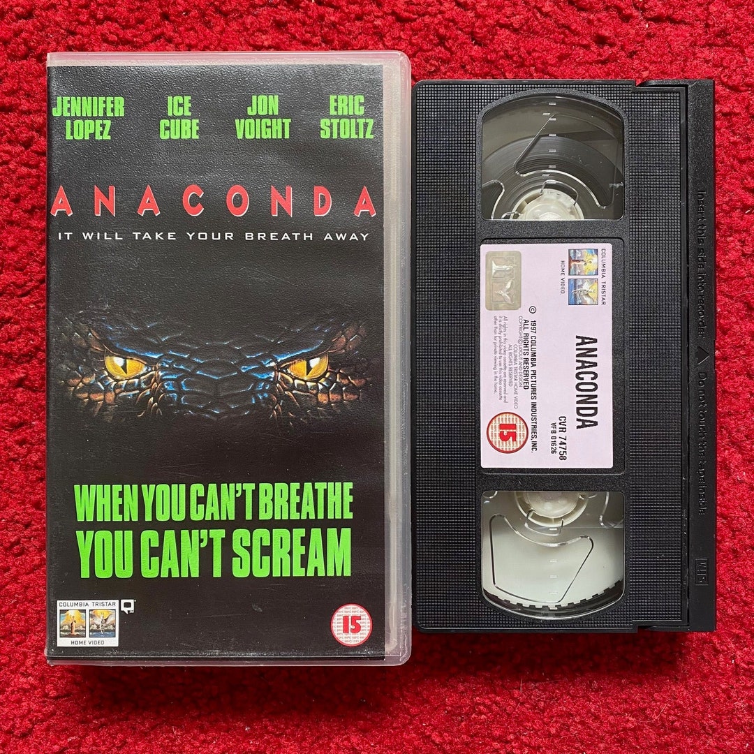 Anaconda VHS Video 1997 Cvr74758 / Horror VHS Video Tape / Horror Video ...