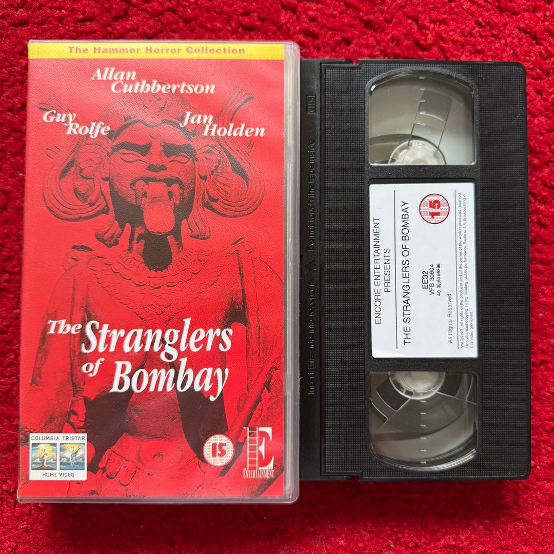 The Stranglers of Bombay VHS Video (1959) Ee32 / Horror Video Tape ...
